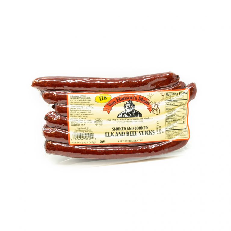 Elk and Beef Snack Sticks – shopvonhansons